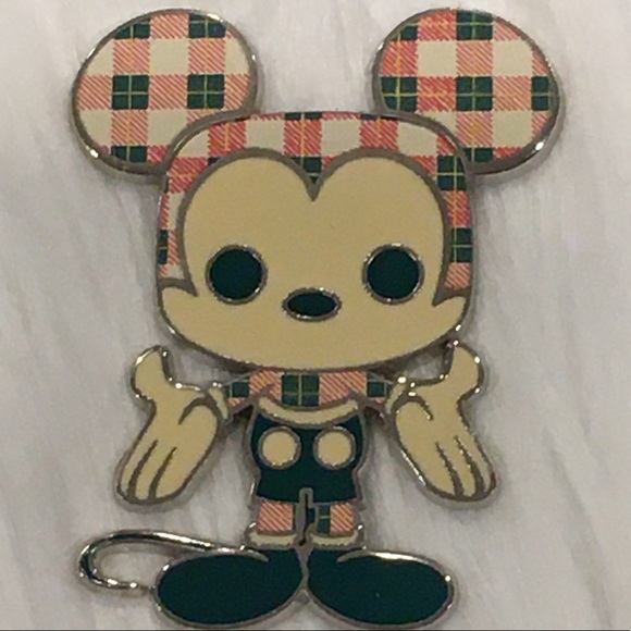 Disney | Jewelry | Disney Plaid Mickey Mouse Collector Pin | Poshmark